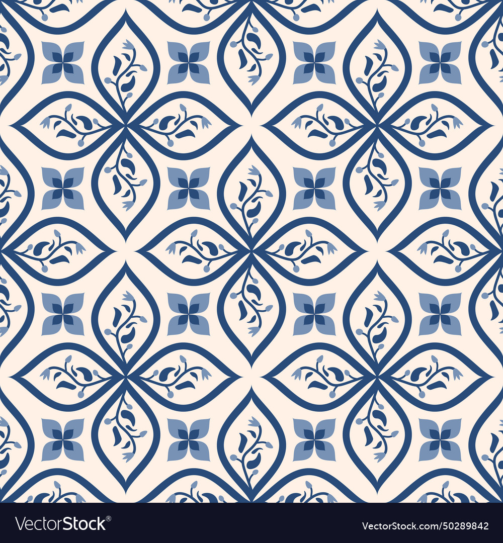 Seamless decorative pattern Royalty Free Vector Image