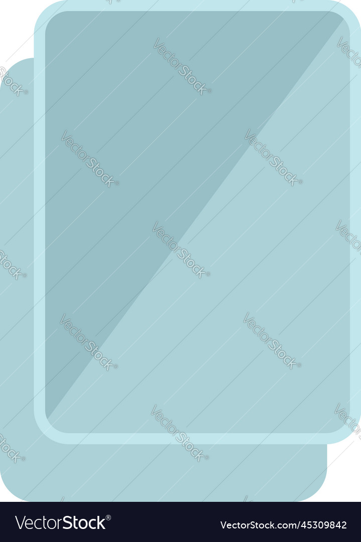 Tablet replace screen icon flat mobile Royalty Free Vector