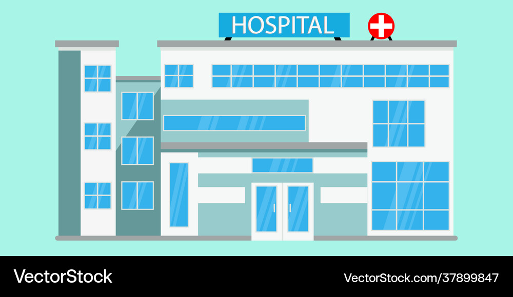 Hospital Royalty Free Vector Image - VectorStock