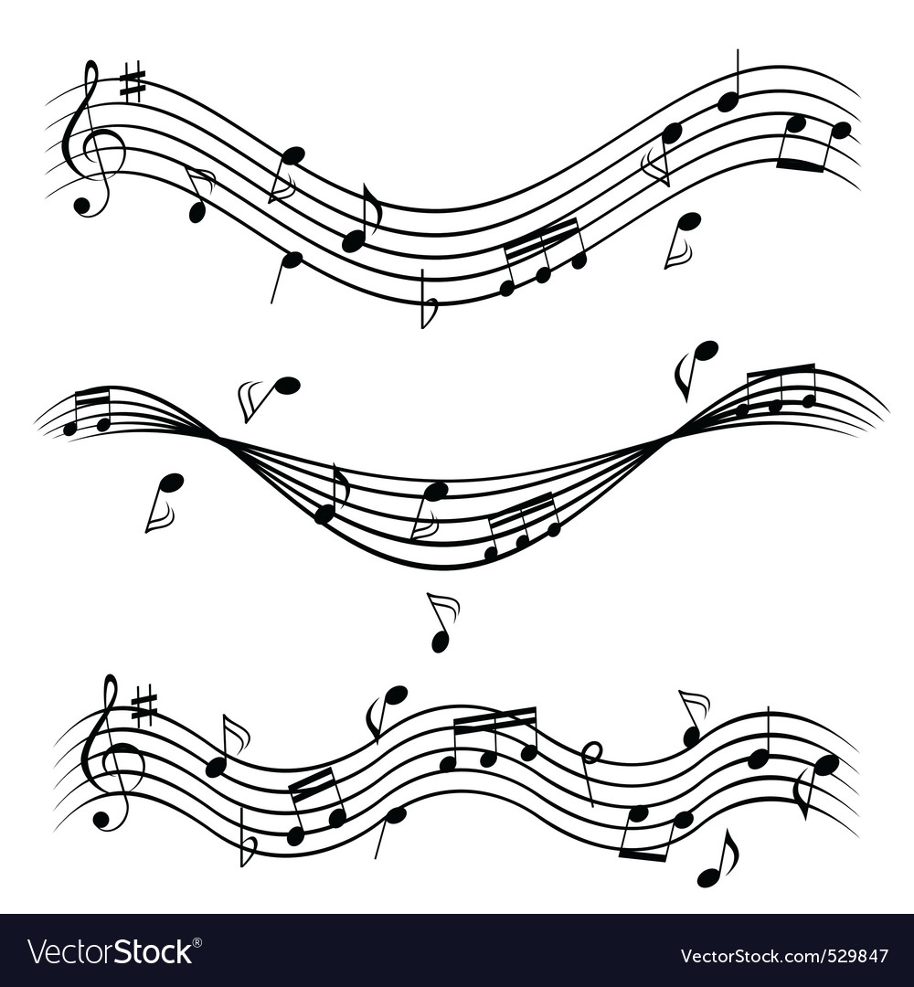 Music notes Royalty Free Vector Image - VectorStock