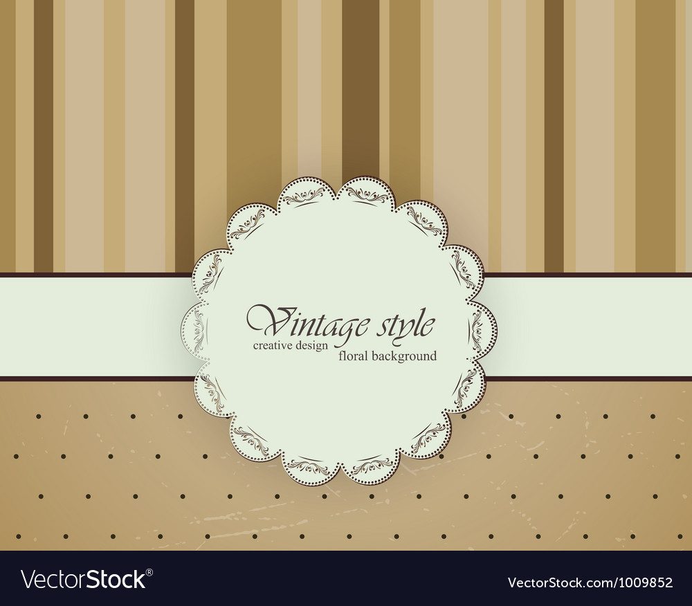 Retro background Royalty Free Vector Image - VectorStock