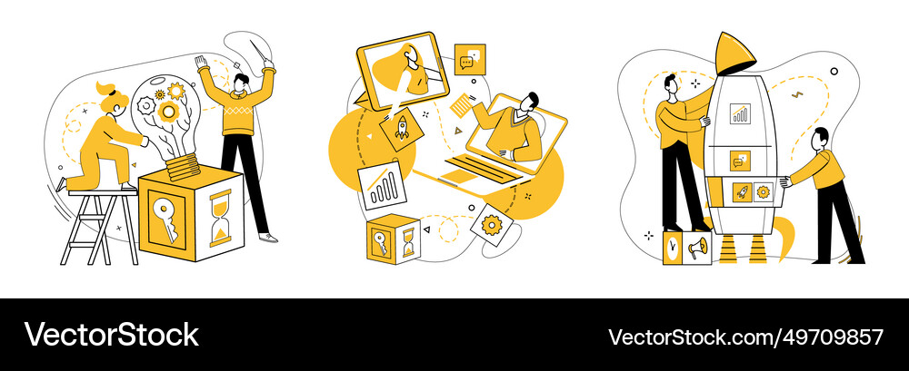 Team strategy embrace innovation in team Vector Image