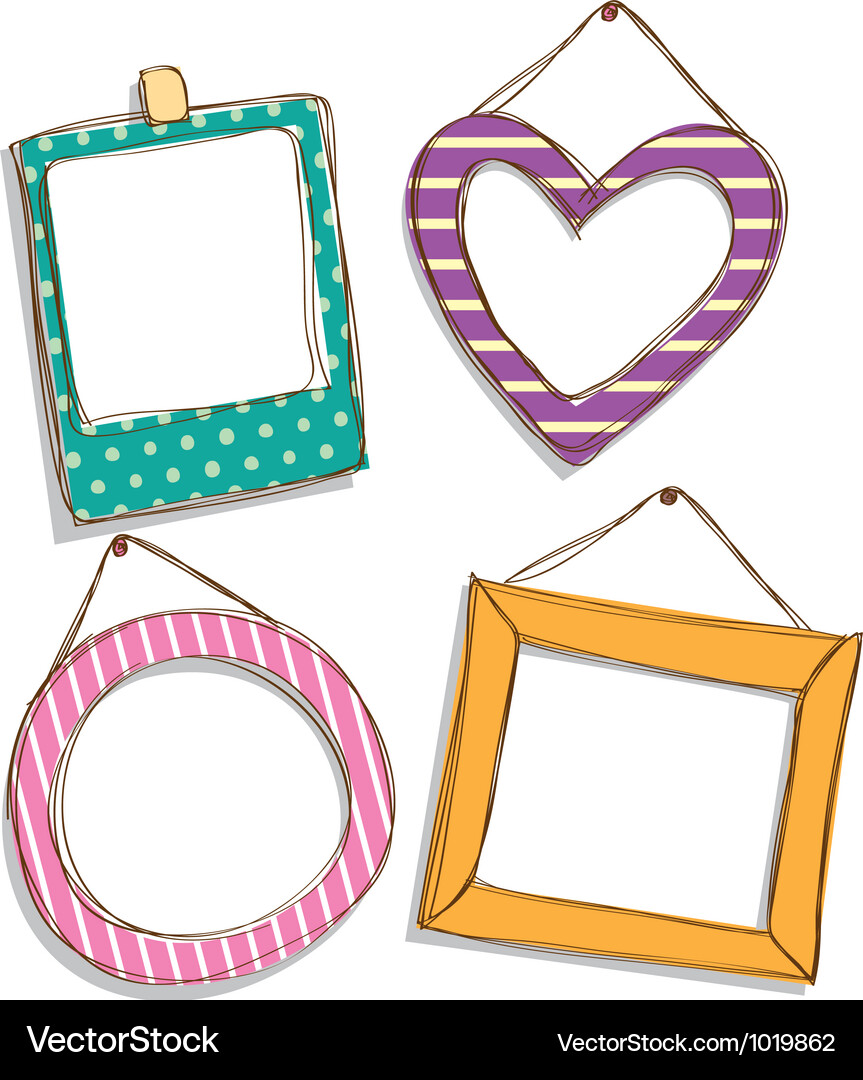 Decorative Frame Collection Royalty Free Vector Image
