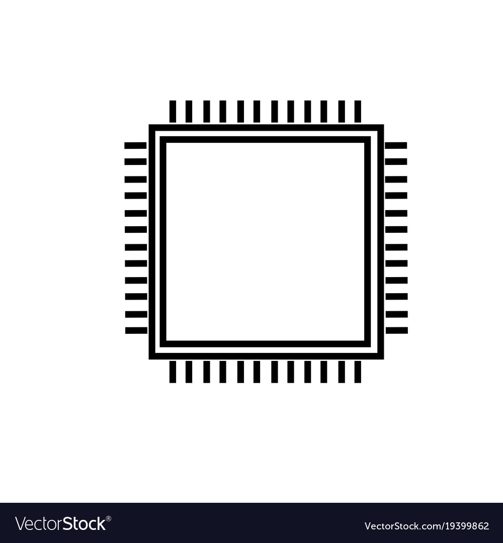 Processor icon Royalty Free Vector Image - VectorStock