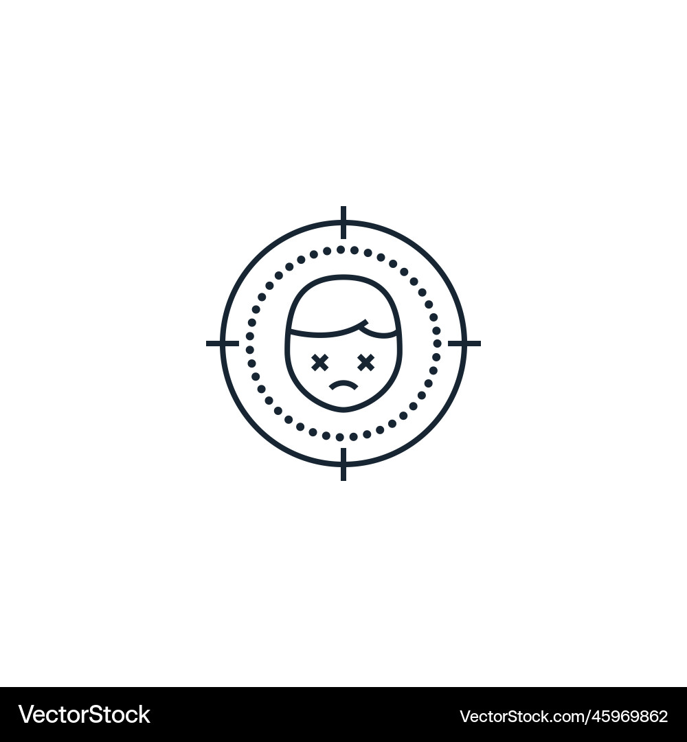Victim creative icon from war icons collection Vector Image