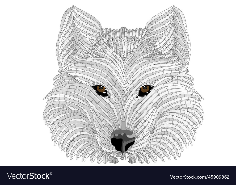 Wolf Royalty Free Vector Image - VectorStock