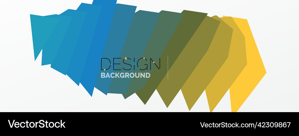 Background colorful shapes template wallpaper Vector Image