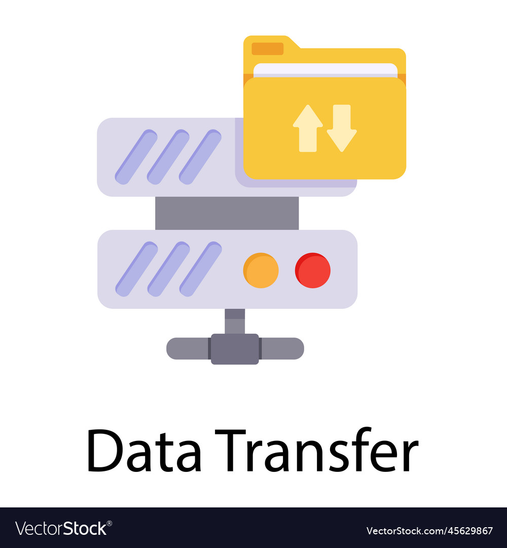 Data transfer Royalty Free Vector Image - VectorStock