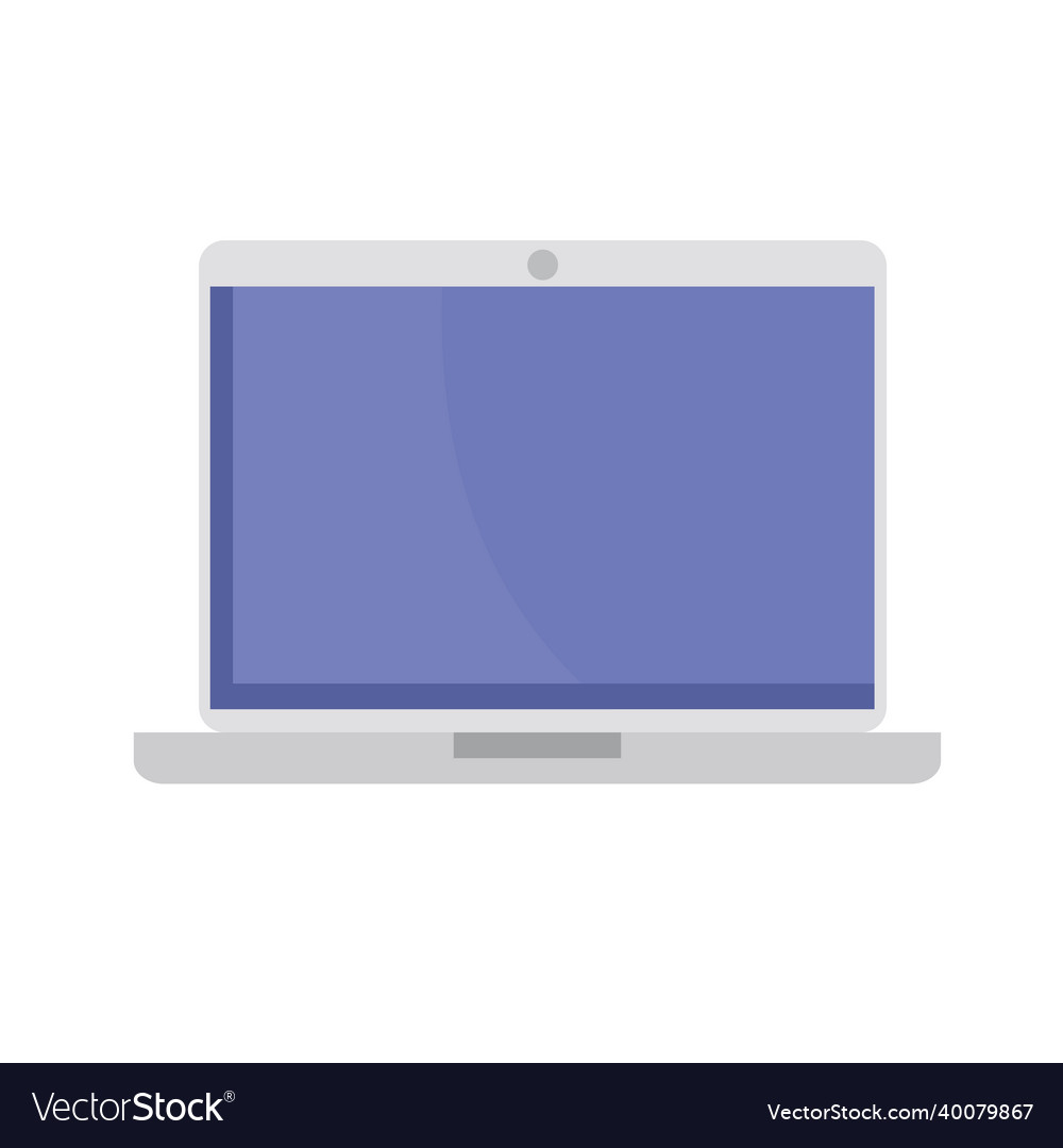 Laptop computer device Royalty Free Vector Image