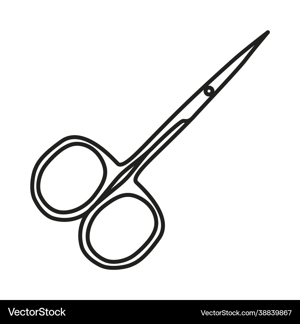 Nail scissors icon Royalty Free Vector Image - VectorStock