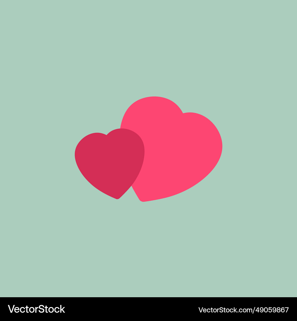 Valentine heart symbol design Royalty Free Vector Image