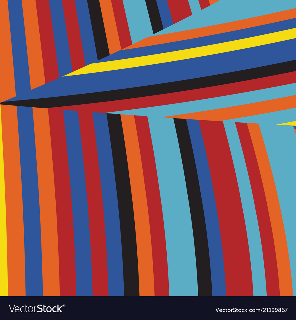 Zebra pop abstract stripe pattern Royalty Free Vector Image