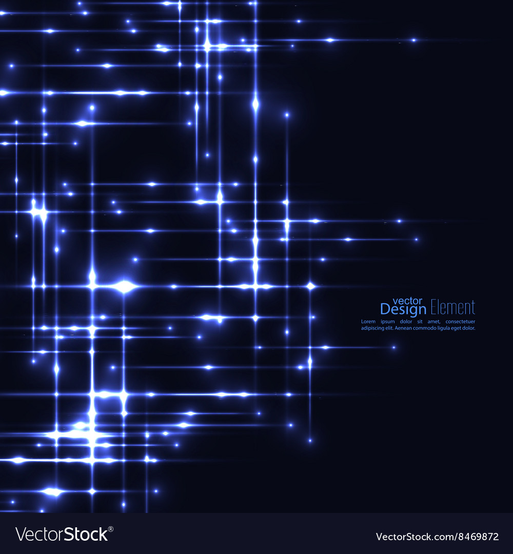 Abstract background with glowing rays Royalty Free Vector