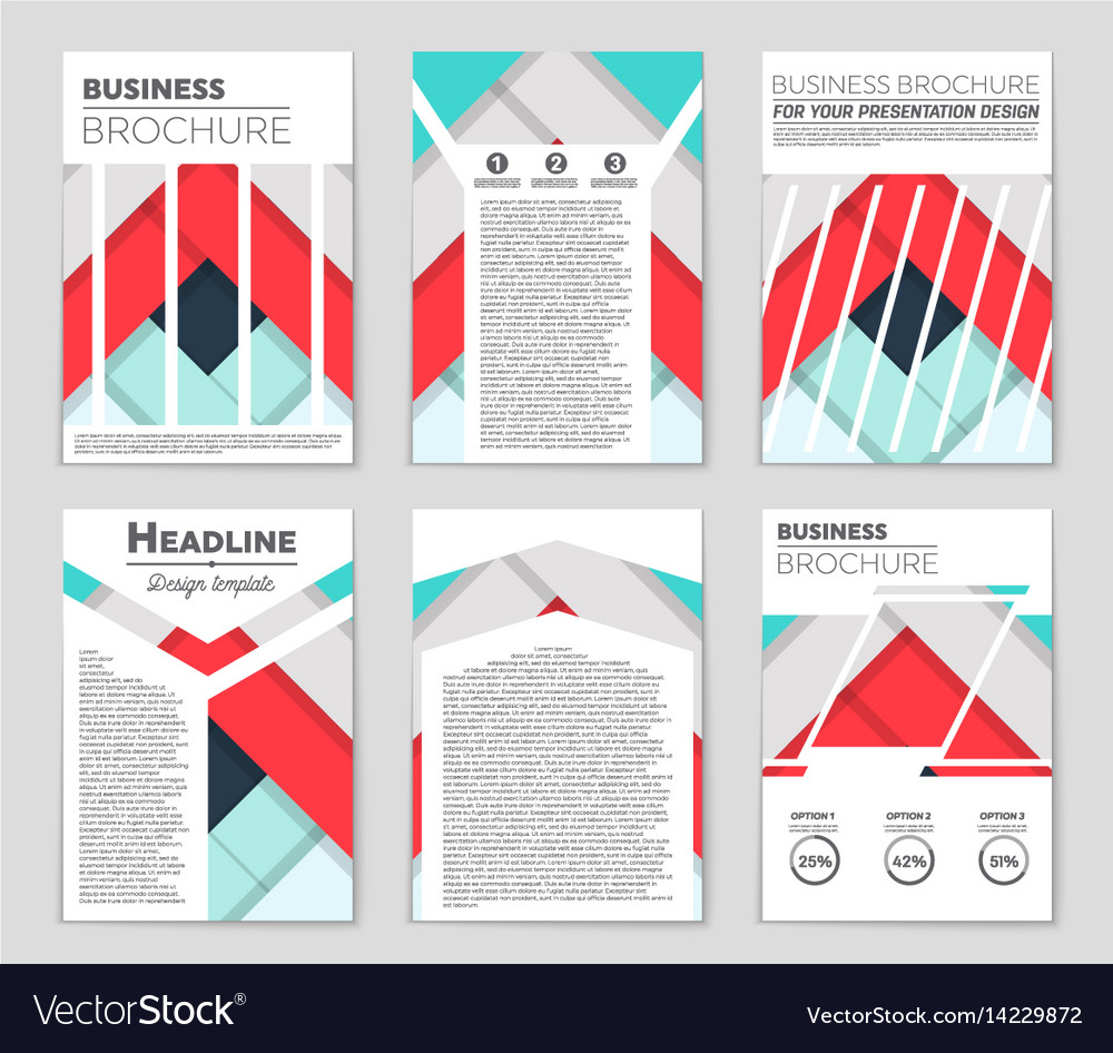 Abstract layout background set for art Royalty Free Vector