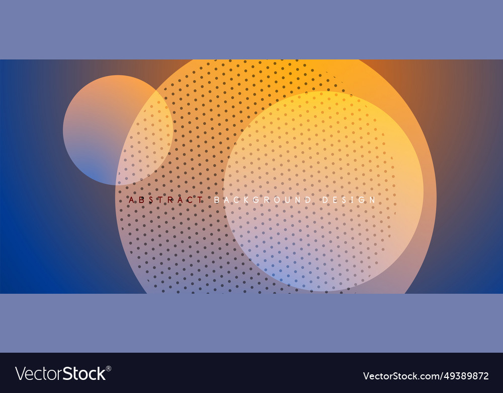 Abstract tech circles background Royalty Free Vector Image