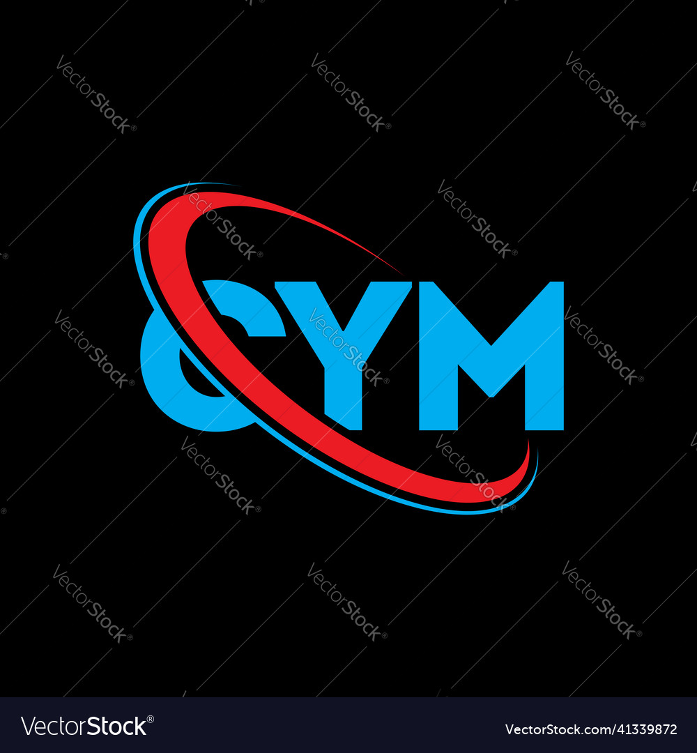 Cym logo letter design Royalty Free Vector Image