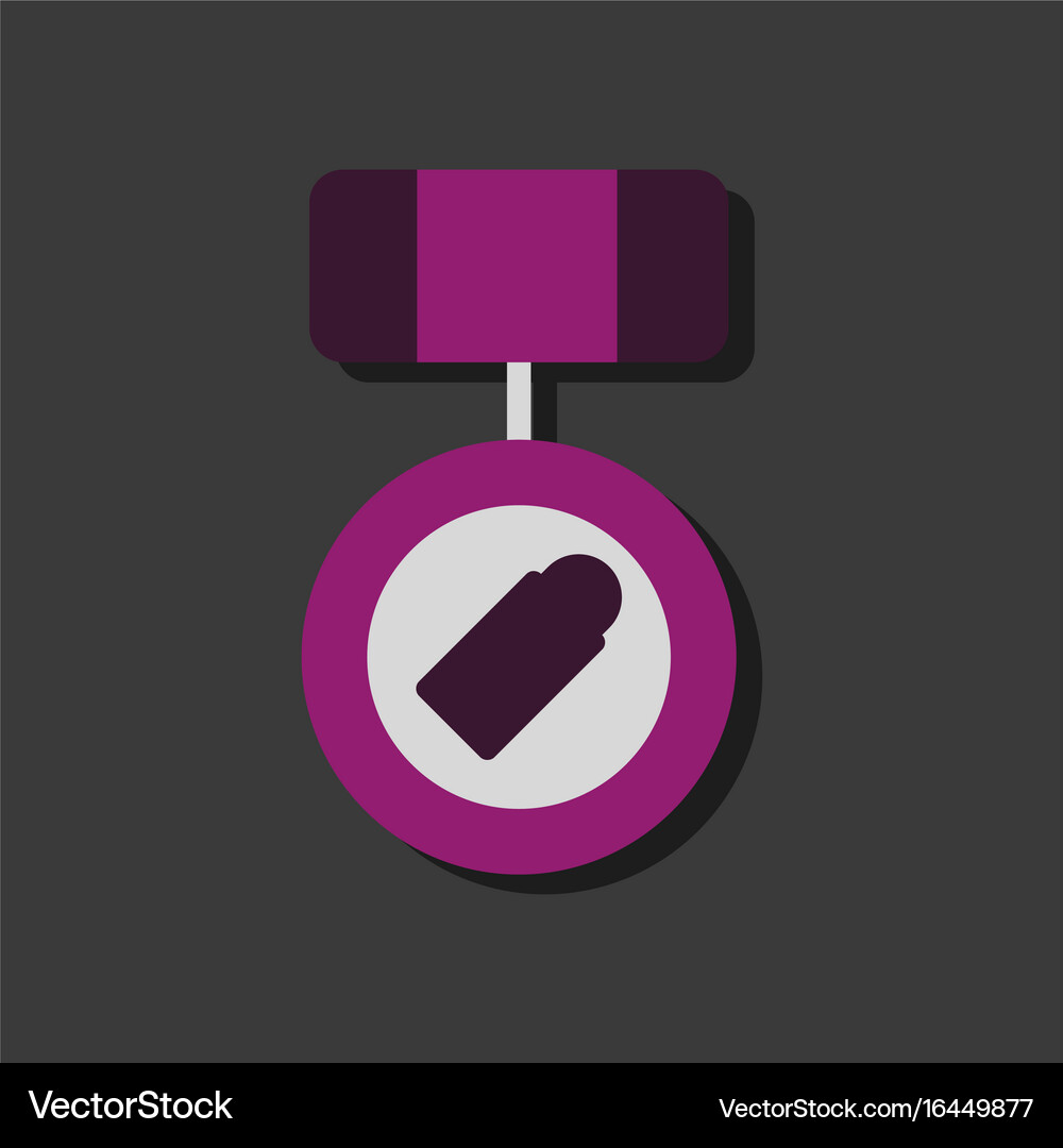 Flat icon design collection rifle magazine Vector Image