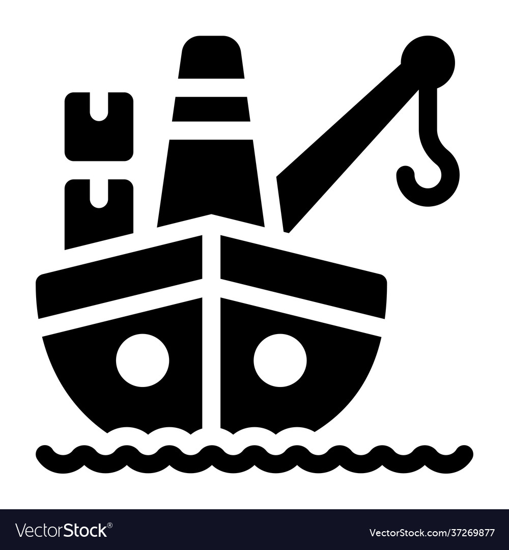 Loading boat Royalty Free Vector Image - VectorStock
