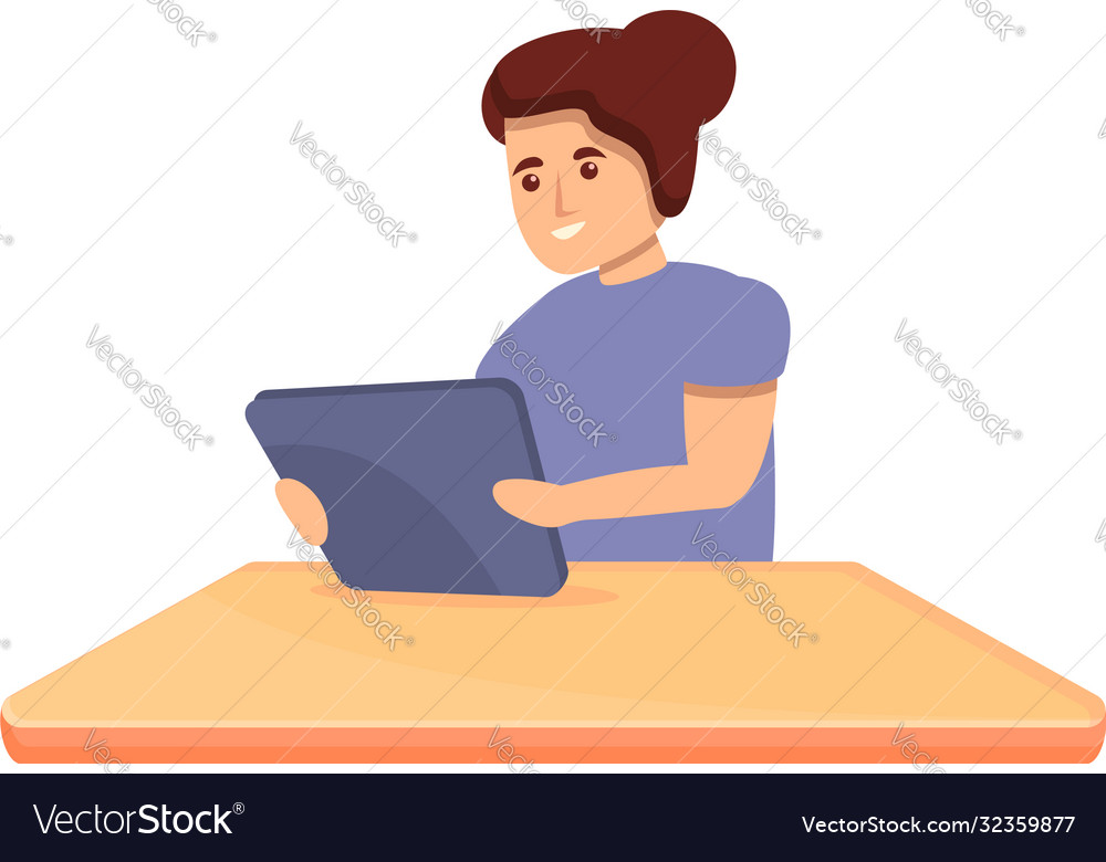 Programming children icon cartoon style Royalty Free Vector