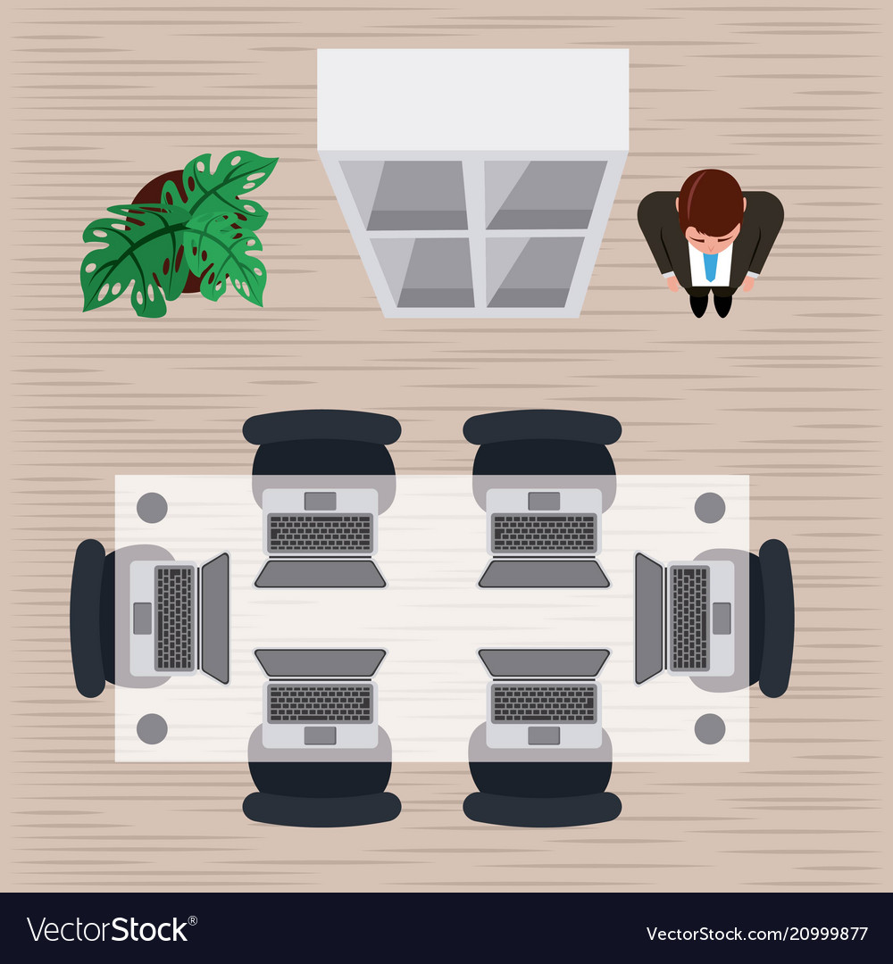 Working process people Royalty Free Vector Image