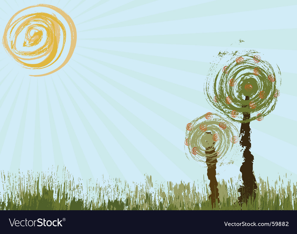Landscape Royalty Free Vector Image - VectorStock