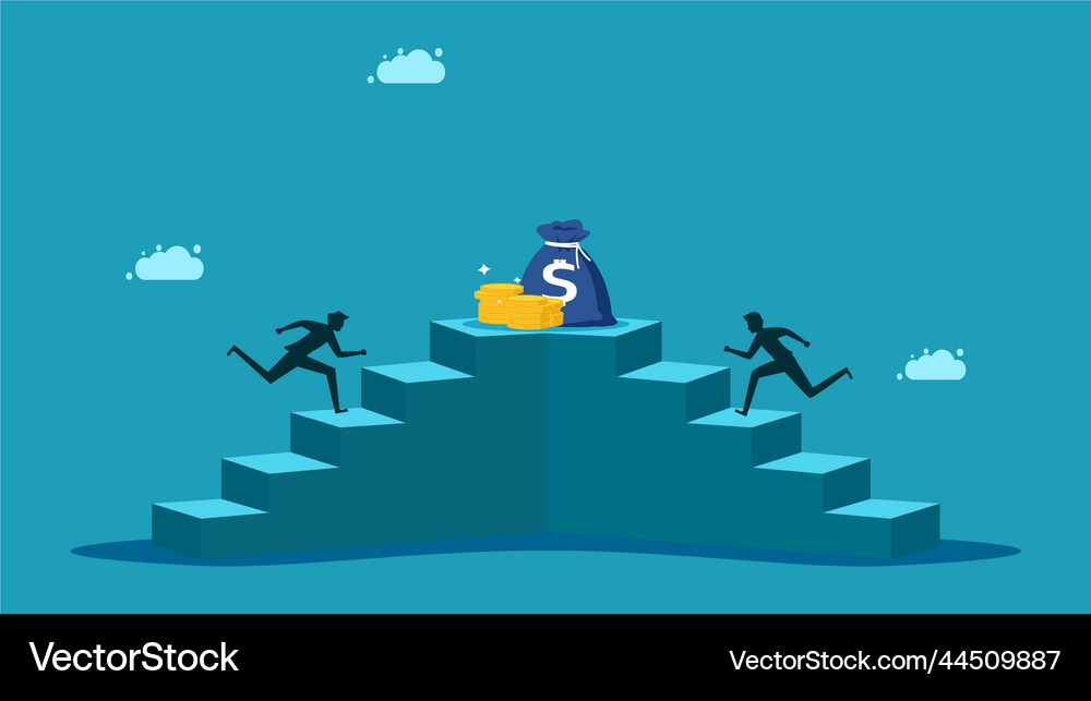 Competition and motivation for success Royalty Free Vector