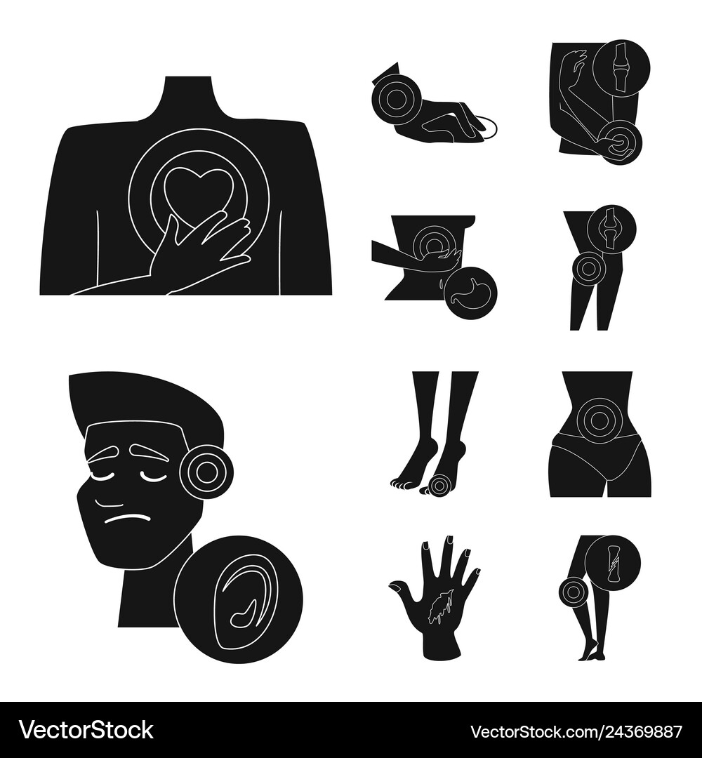 Design of first and help symbol collection Vector Image