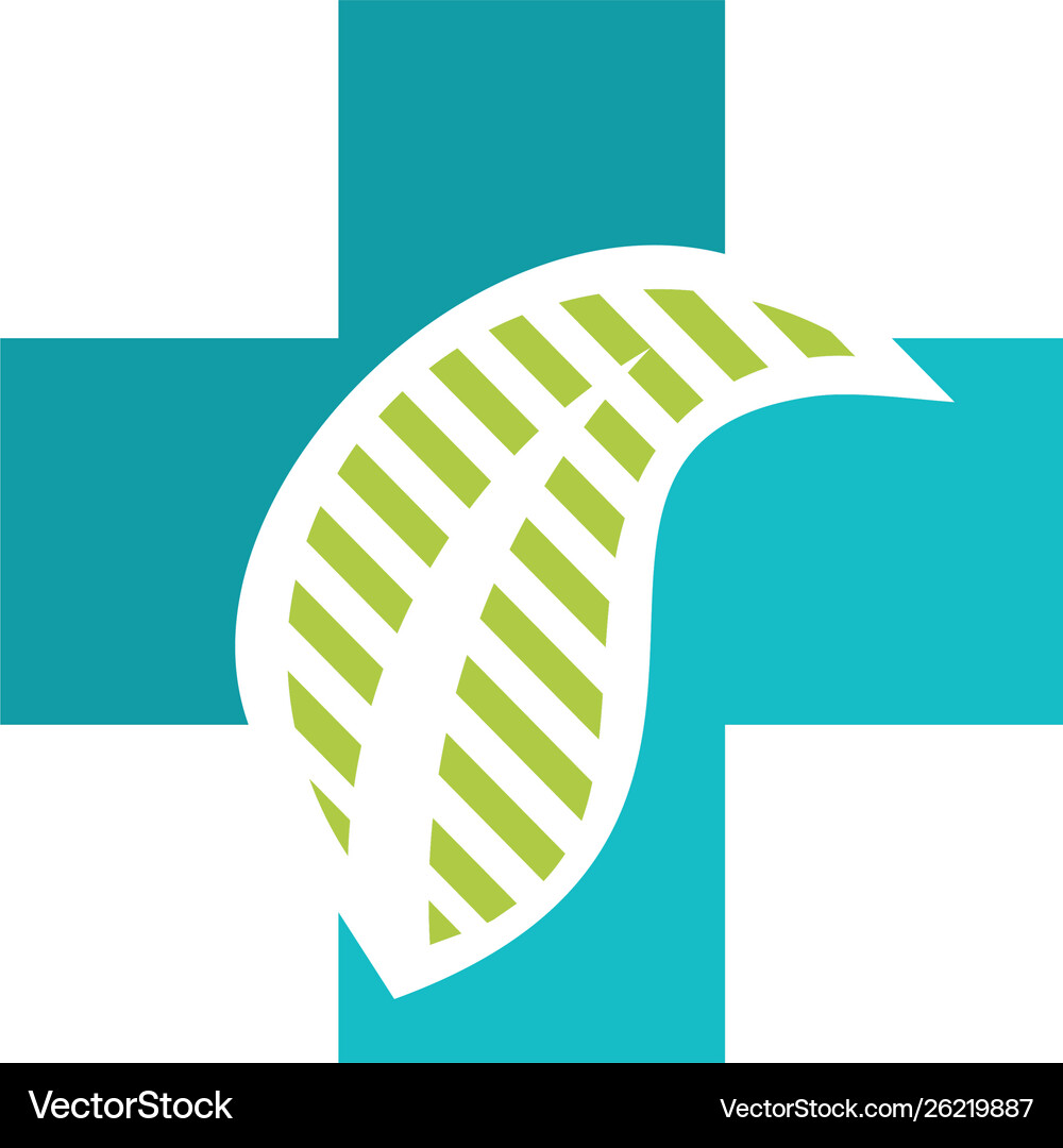 Healthcare logo template Royalty Free Vector Image