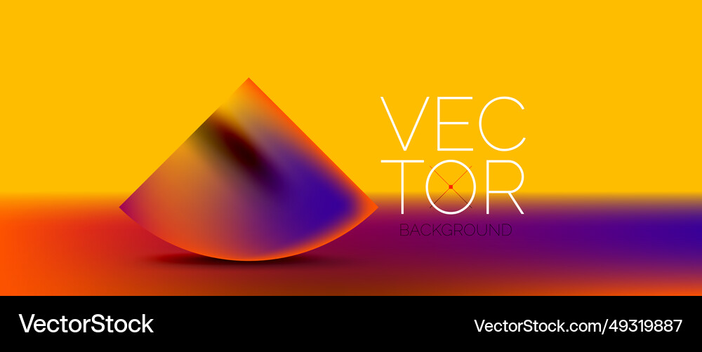 Liquid gradient color geometric shapes and circles