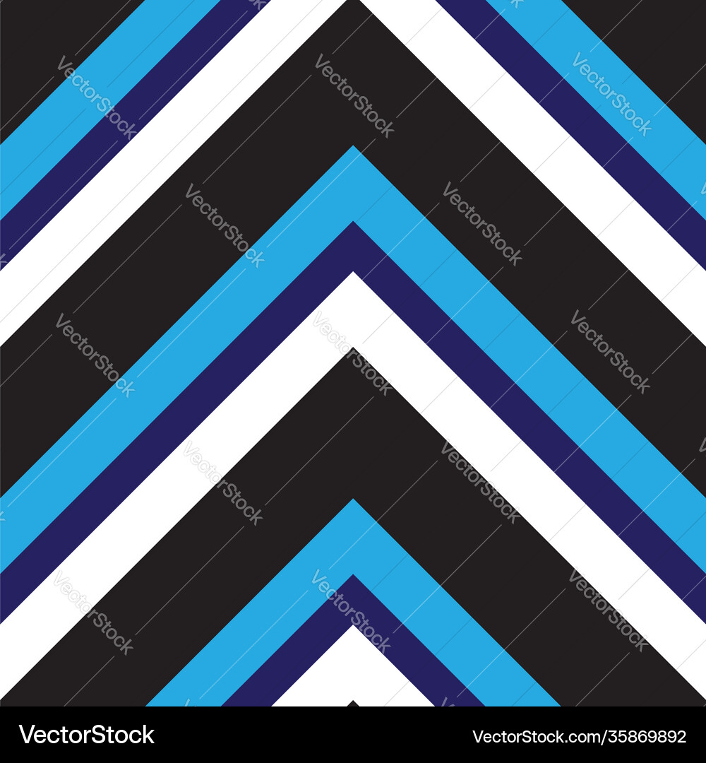 Blue chevron diagonal stripes seamless pattern Vector Image