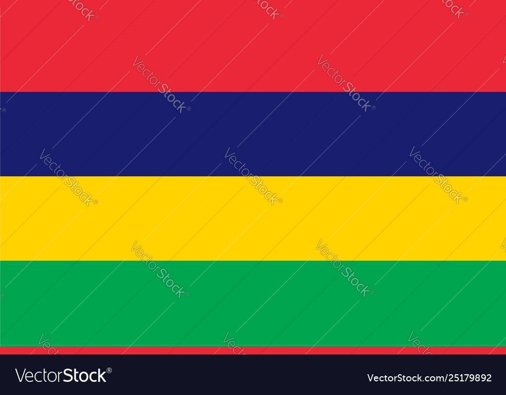 Flag rectangular shape Royalty Free Vector Image