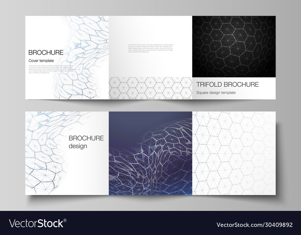 Layout square format covers design Royalty Free Vector Image