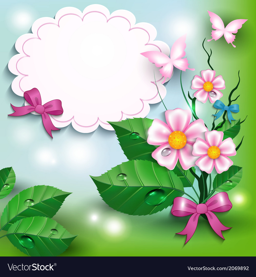 Vivid easter card Royalty Free Vector Image - VectorStock