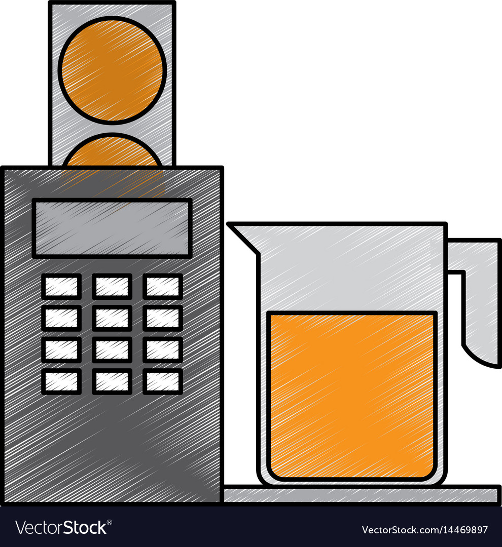 Fruit processor isolated icon Royalty Free Vector Image