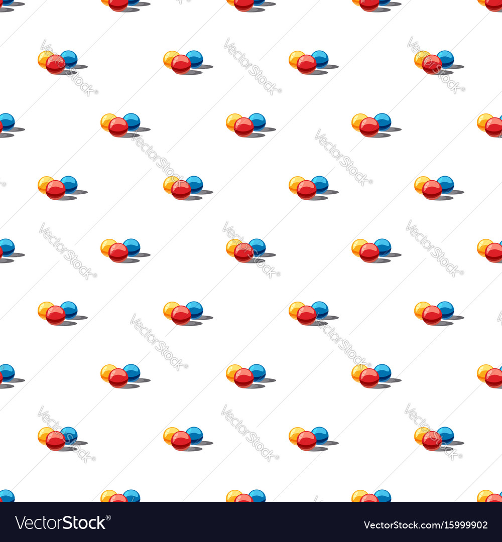 Balls for paintball pattern Royalty Free Vector Image