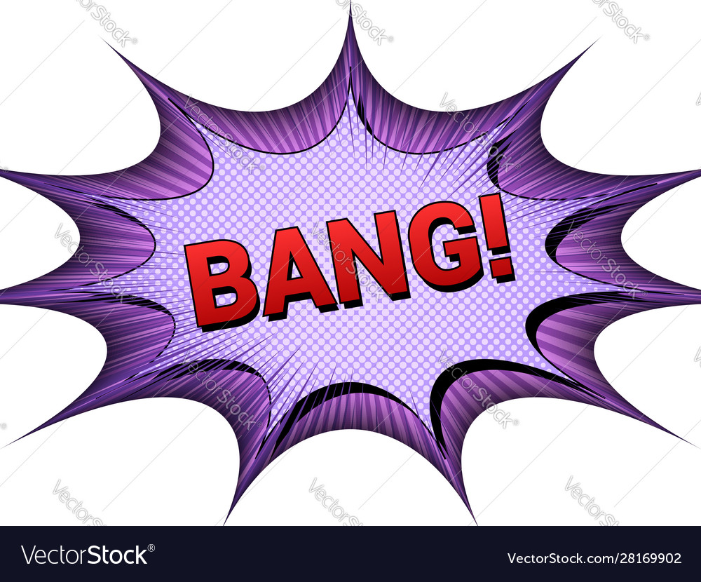 Comic explosive light template Royalty Free Vector Image