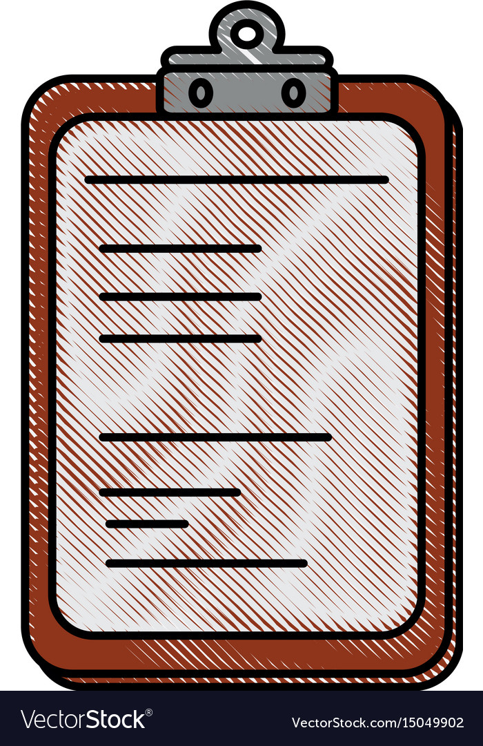 Document paper holder Royalty Free Vector Image