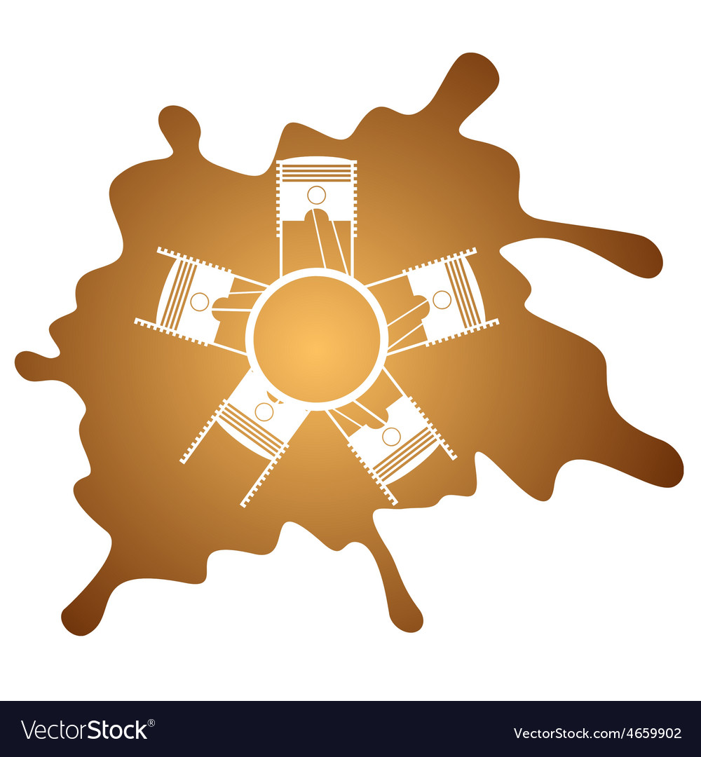 Engine oil Royalty Free Vector Image - VectorStock