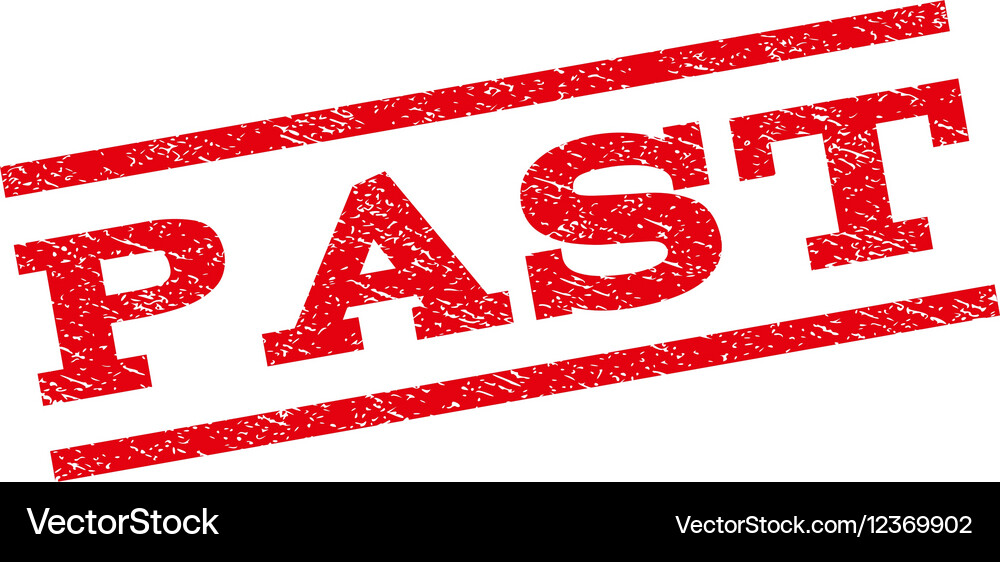Past watermark stamp Royalty Free Vector Image