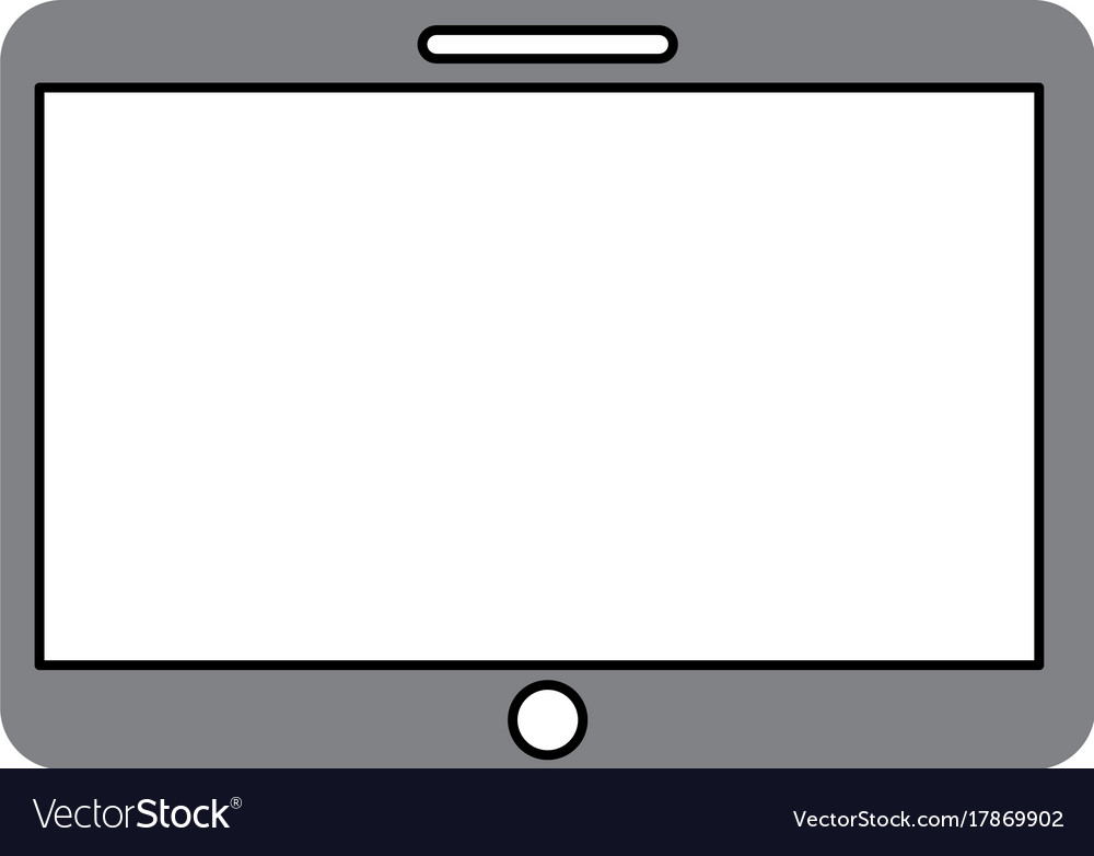 Technology device blank screen digital Royalty Free Vector