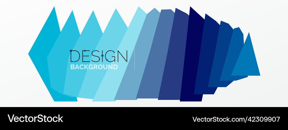 Background colorful shapes template wallpaper Vector Image