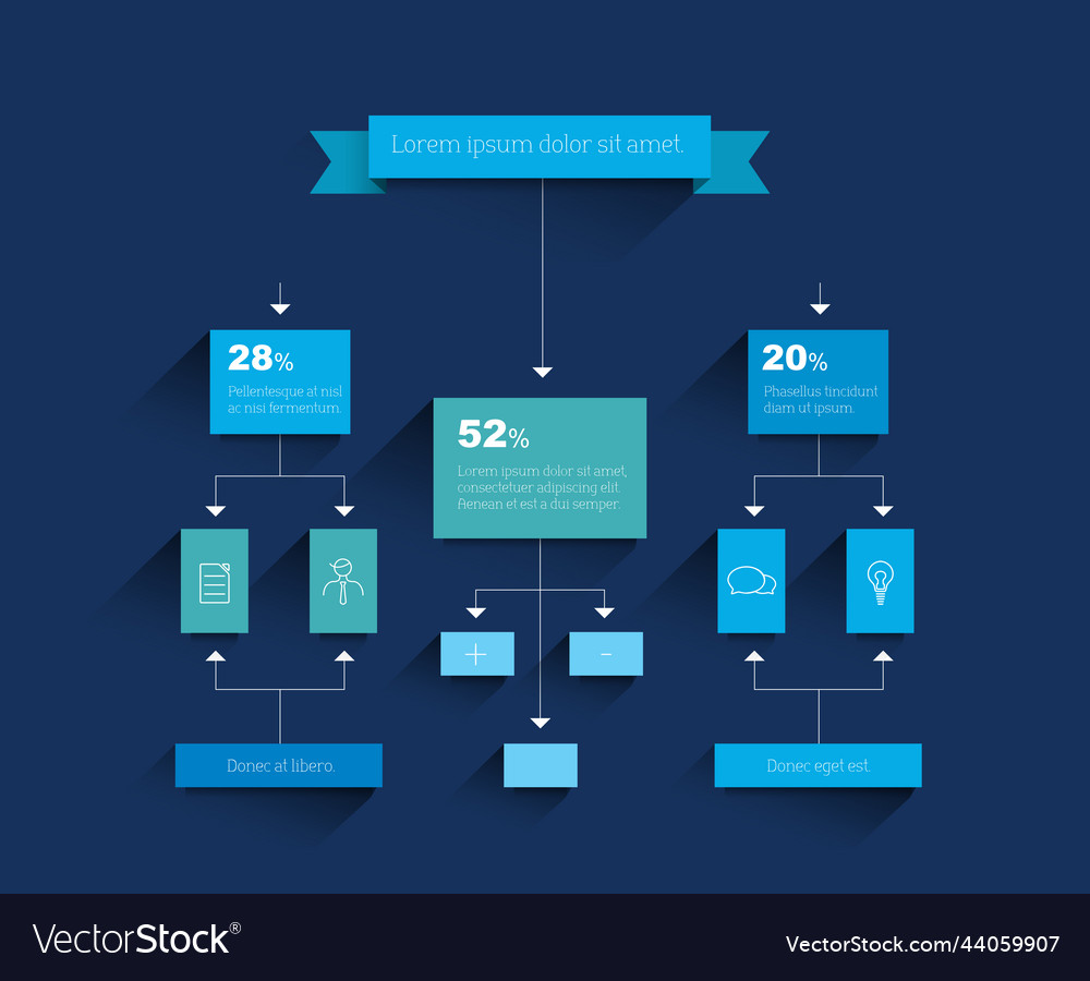 Flowchart infographics scheme workflow diagram Vector Image Flowchart infographics scheme workflow diagram Vector Image