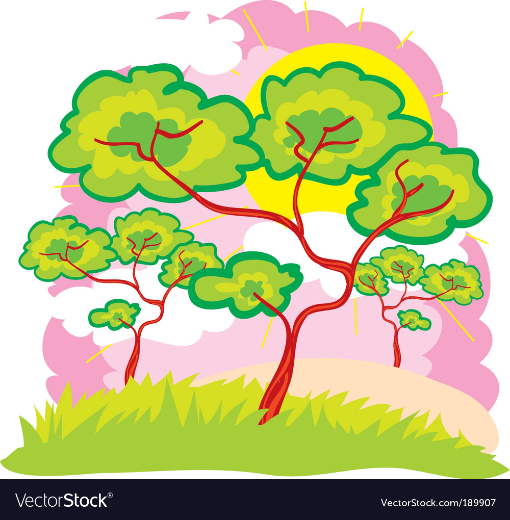 Landscape Royalty Free Vector Image - VectorStock