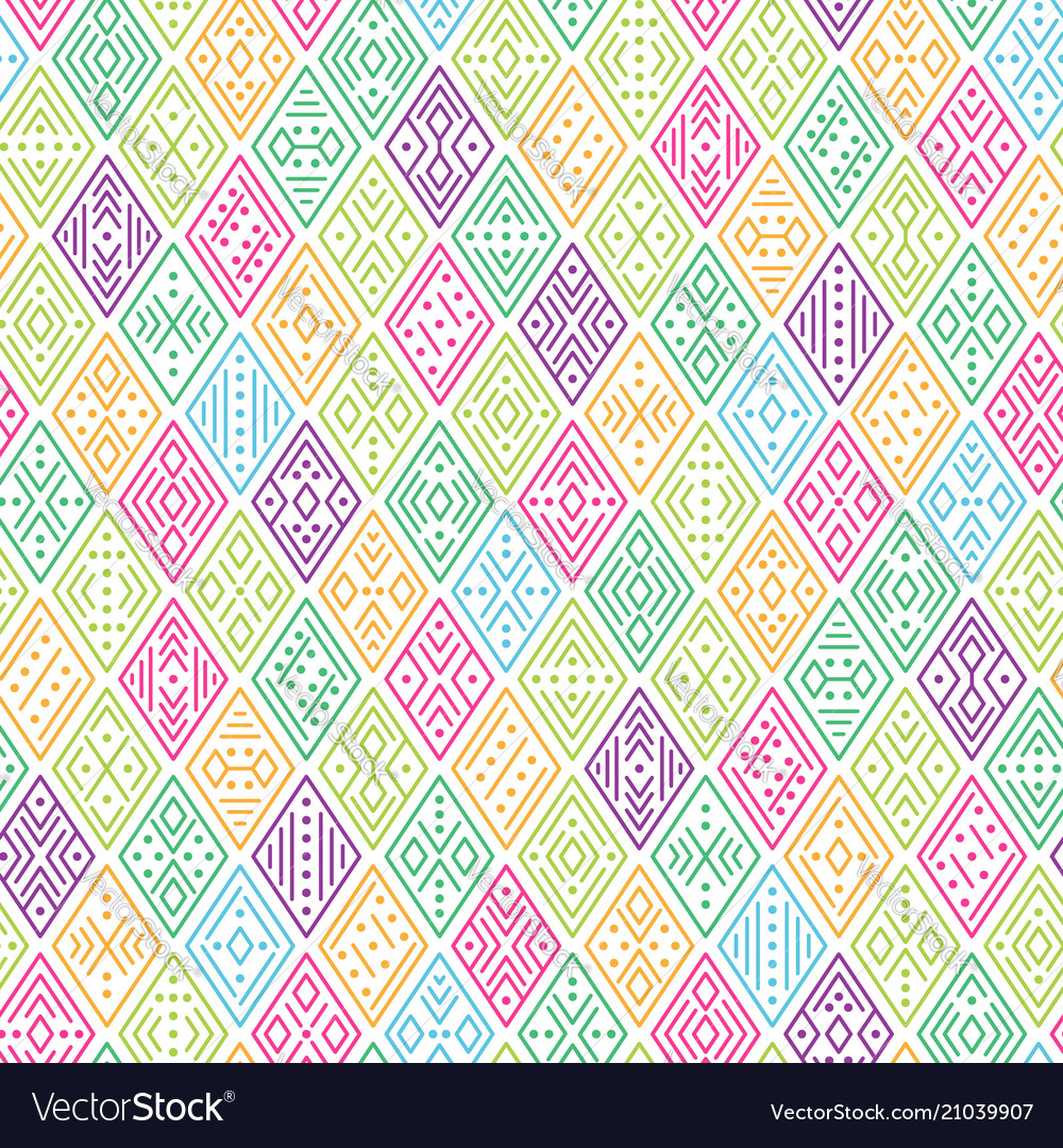 Multicolor geometric pattern Royalty Free Vector Image