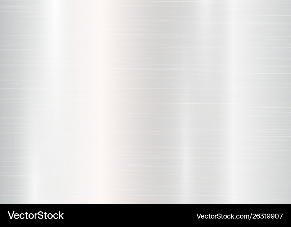 Silver Metallic Plate Texture Royalty Free Vector Image