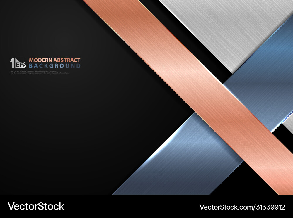 Abstract glossy titanium design color business Vector Image