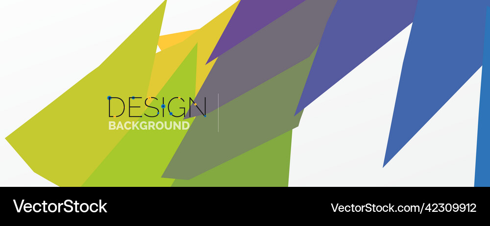 Background colorful shapes template wallpaper Vector Image