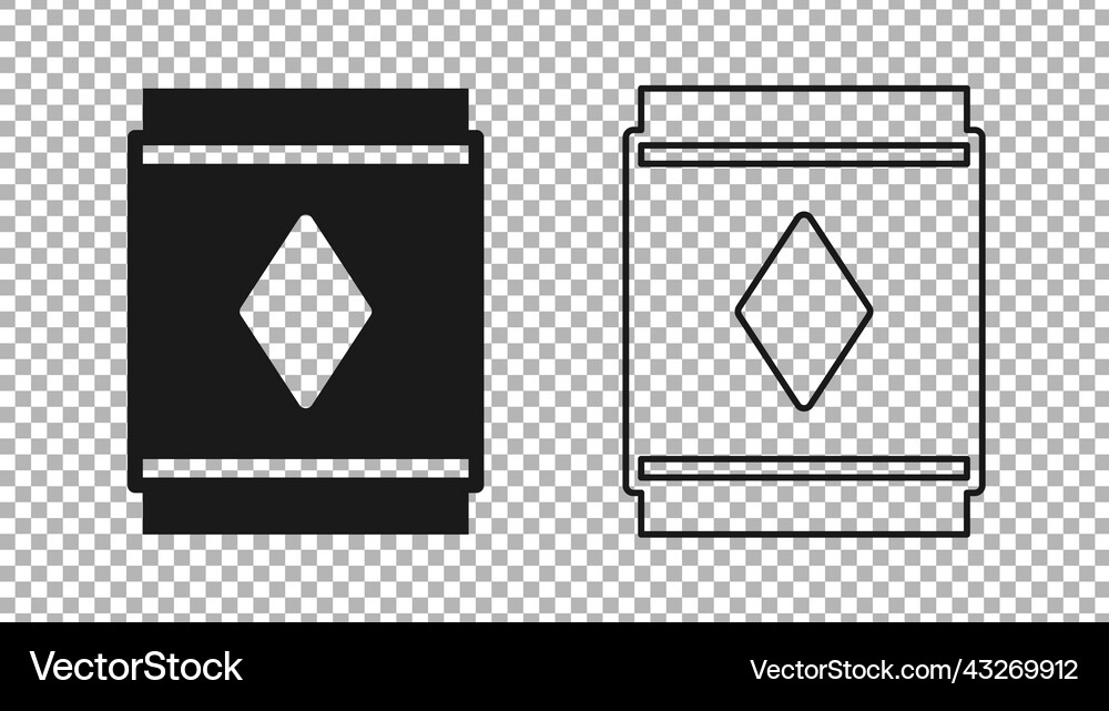 Black magic carpet icon isolated on transparent Vector Image
