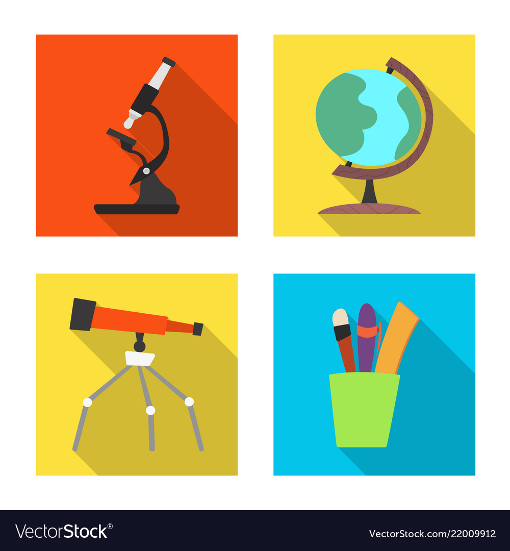 Design of education and learning icon set Vector Image