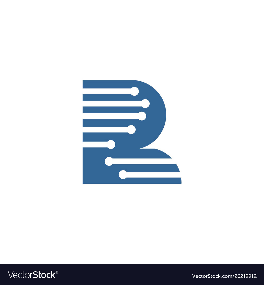 Initial b logo template Royalty Free Vector Image